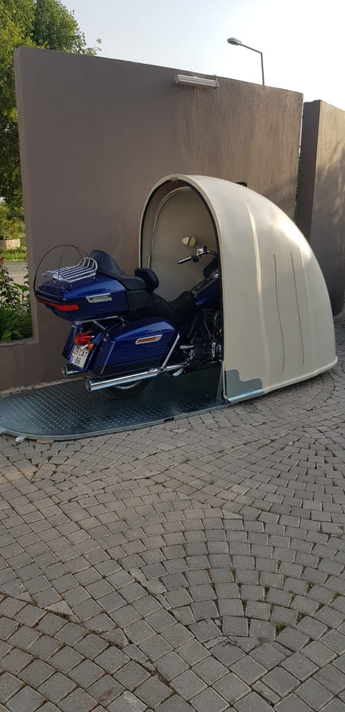 MotoCabin Motorcycle Hard Shell Storage Solution